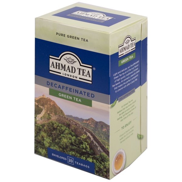 Ahmad Tea | Green Tea Decaffeinated | 20 alu vrecúšok - Ahmad Tea ...